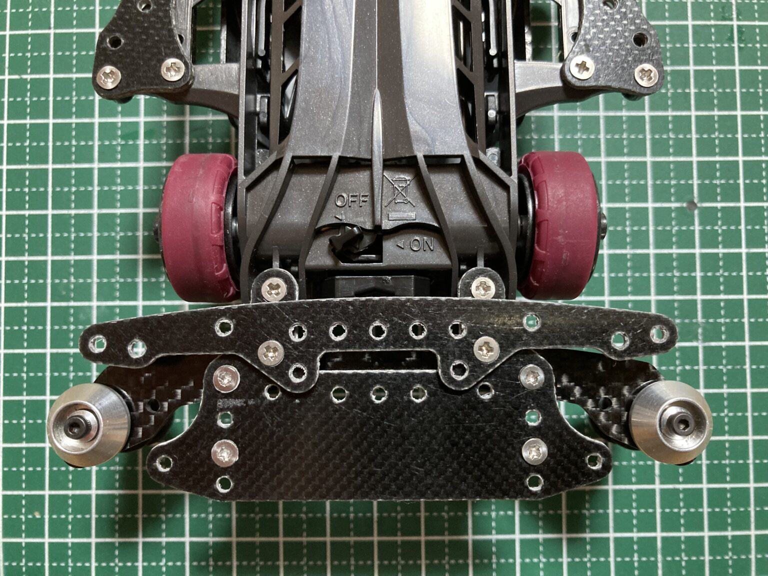 【FM-Aの改造】B-MAXGPマシン｜フロントマスダンとデュアルリッジのボディ | ムーチョのミニ四駆ブログ